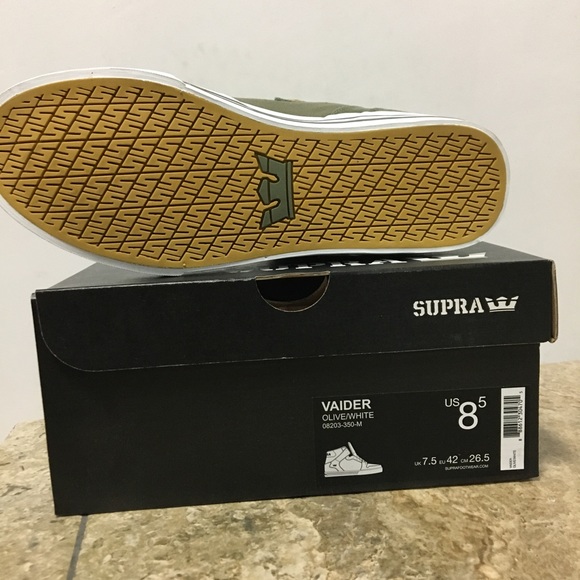Supra | Shoes | Nwb Supra Vaider Sneaker Shoe Olive Hi Top Boot | Poshmark